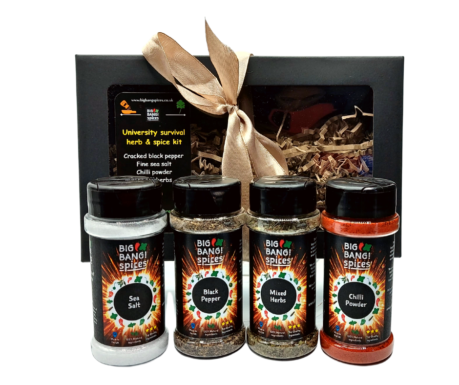 Essential University Survival herb and spice kit – BIG BANG! Spices